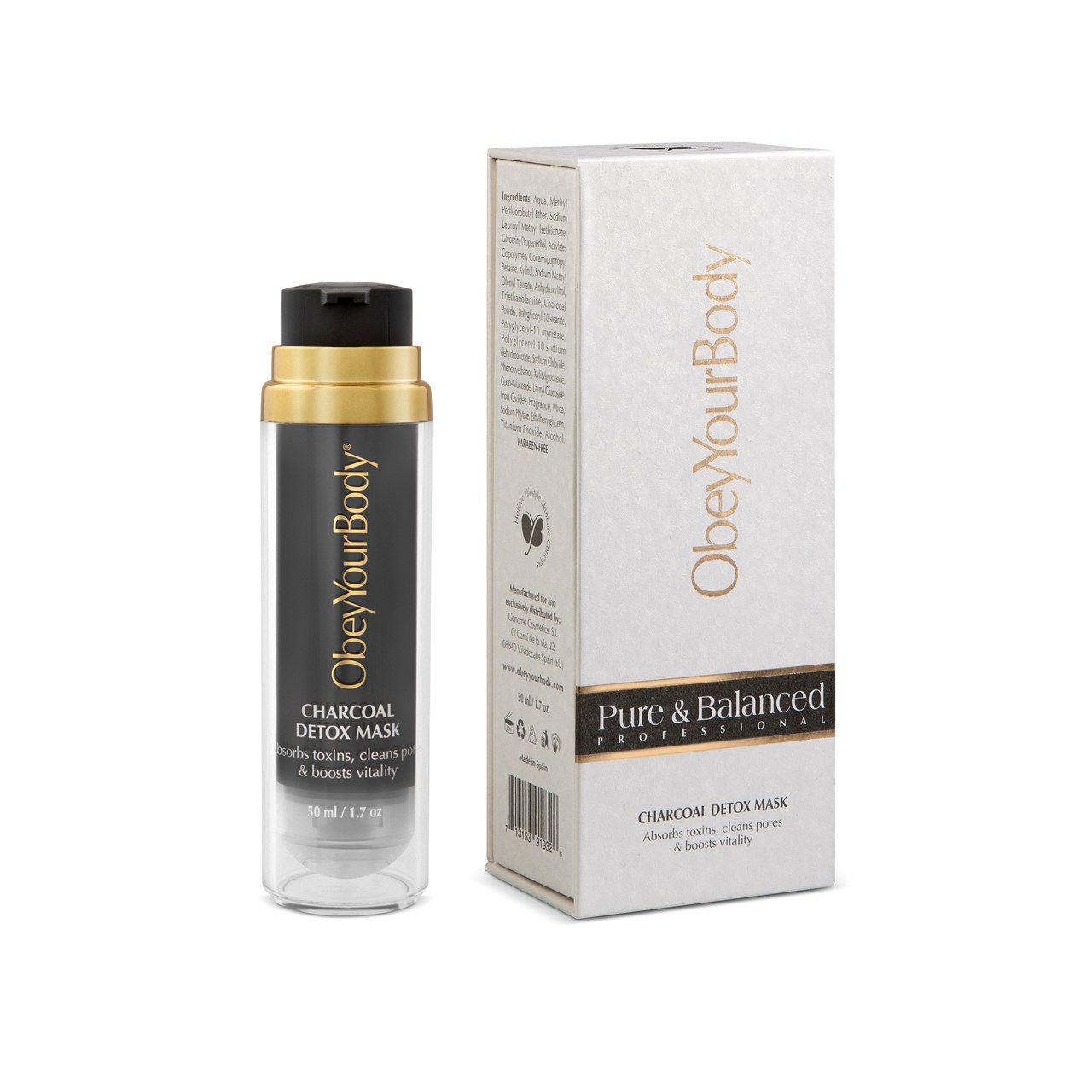 Obey Your Body Charcoal Ultimate Detox MaskGN Cosmetics